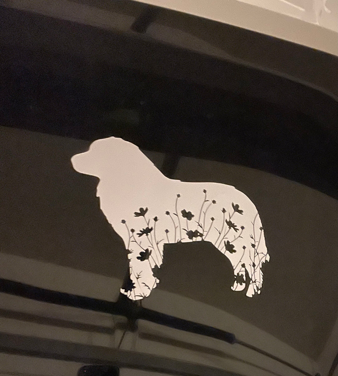Great Pyrenees Wildflower Decal| High Maintenance Mutt
